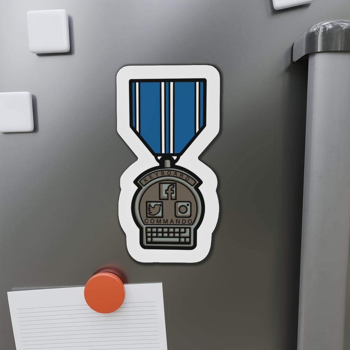 KEYBOARD COMMANDO Magnet – Blue Falcon Awards