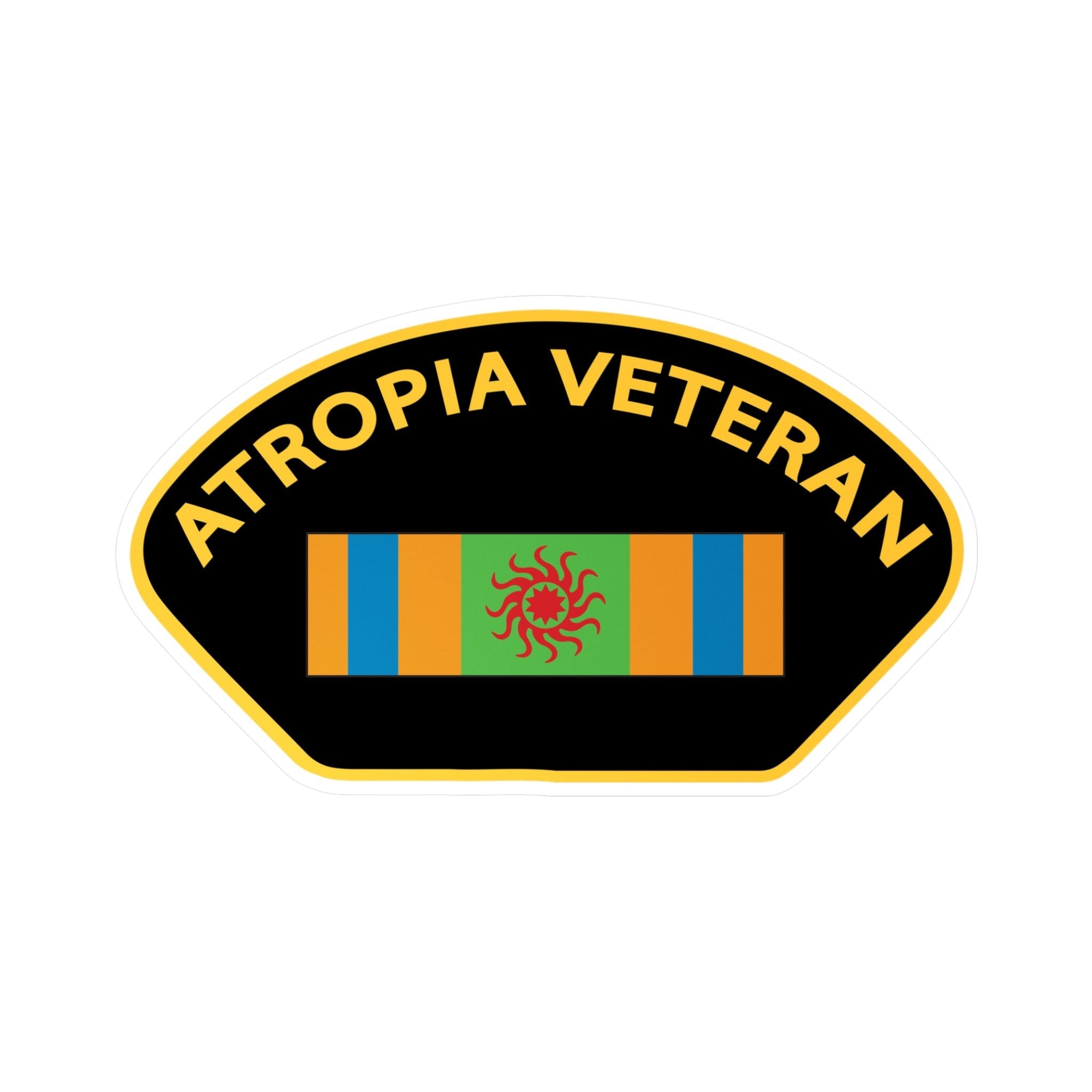 Atropia Veteran STICKER – Blue Falcon Awards