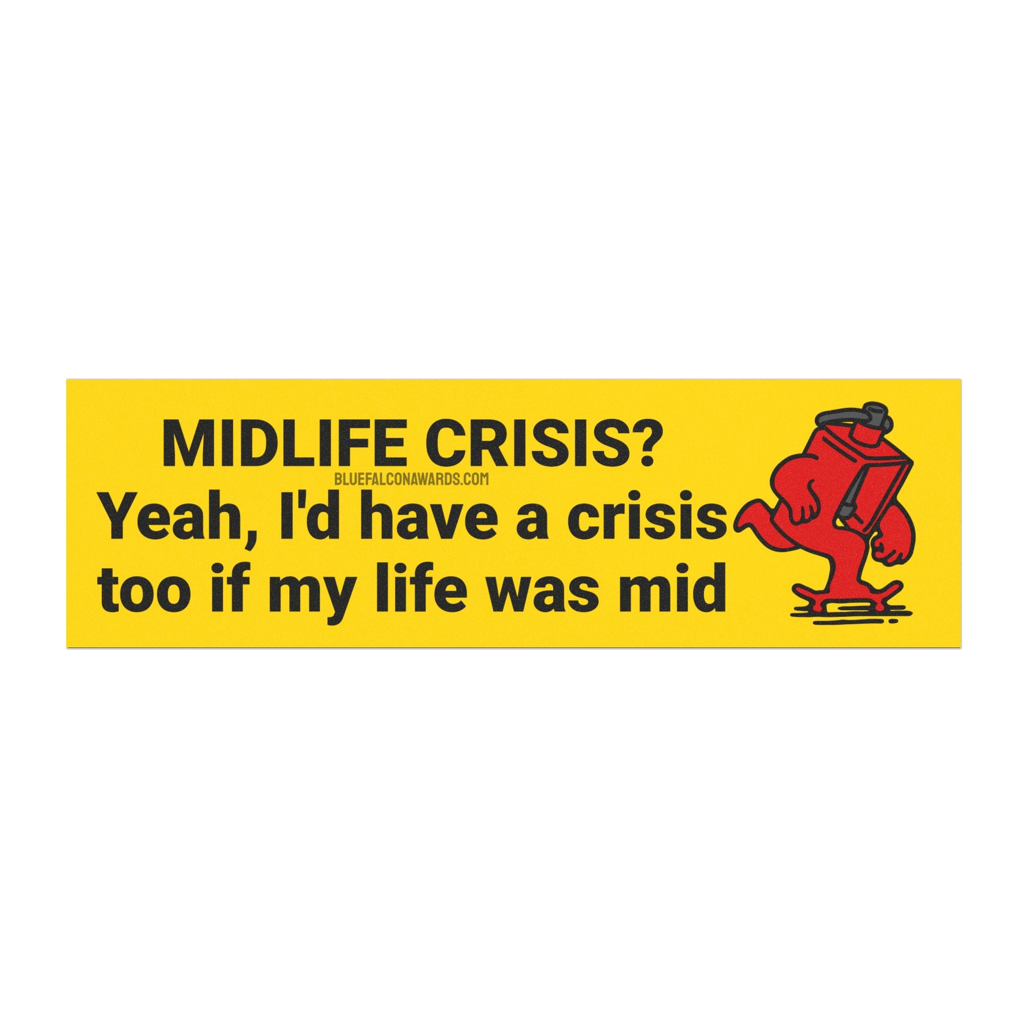 MIFLIFE CRISIS Car Magnet – Blue Falcon Awards