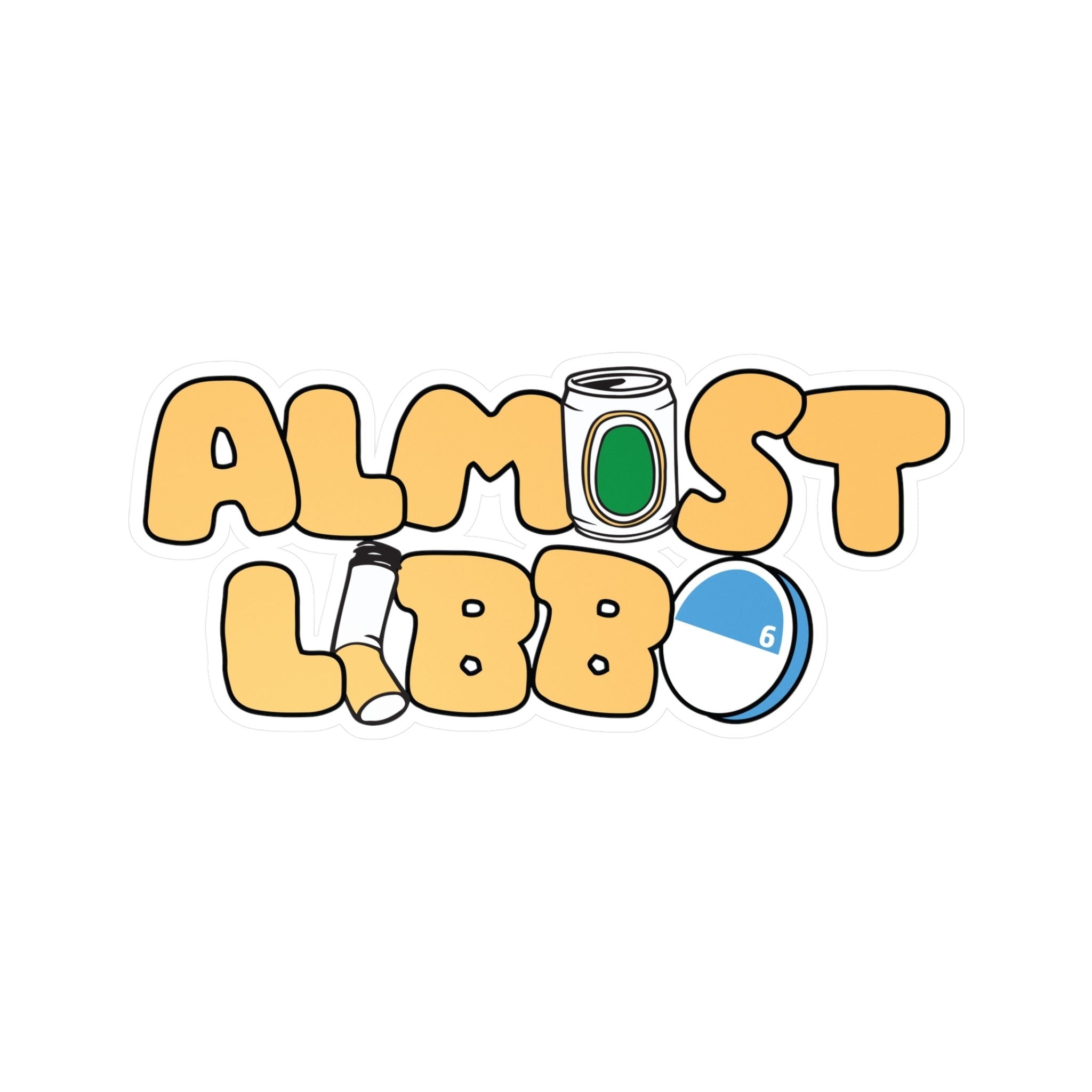 Almost Libbo Graffiti STICKER – Blue Falcon Awards
