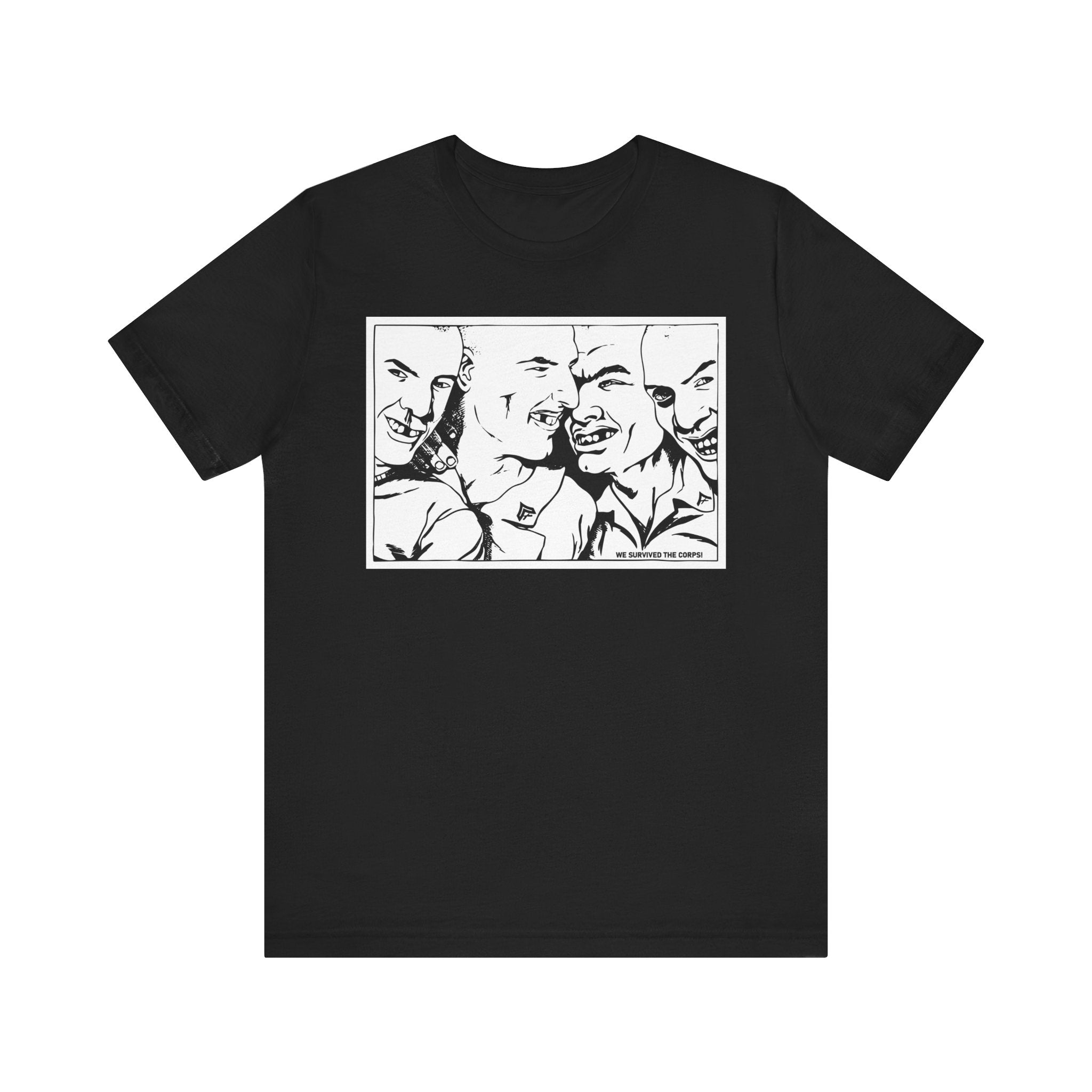 SURVIVED THE CORPS Tee – Blue Falcon Awards