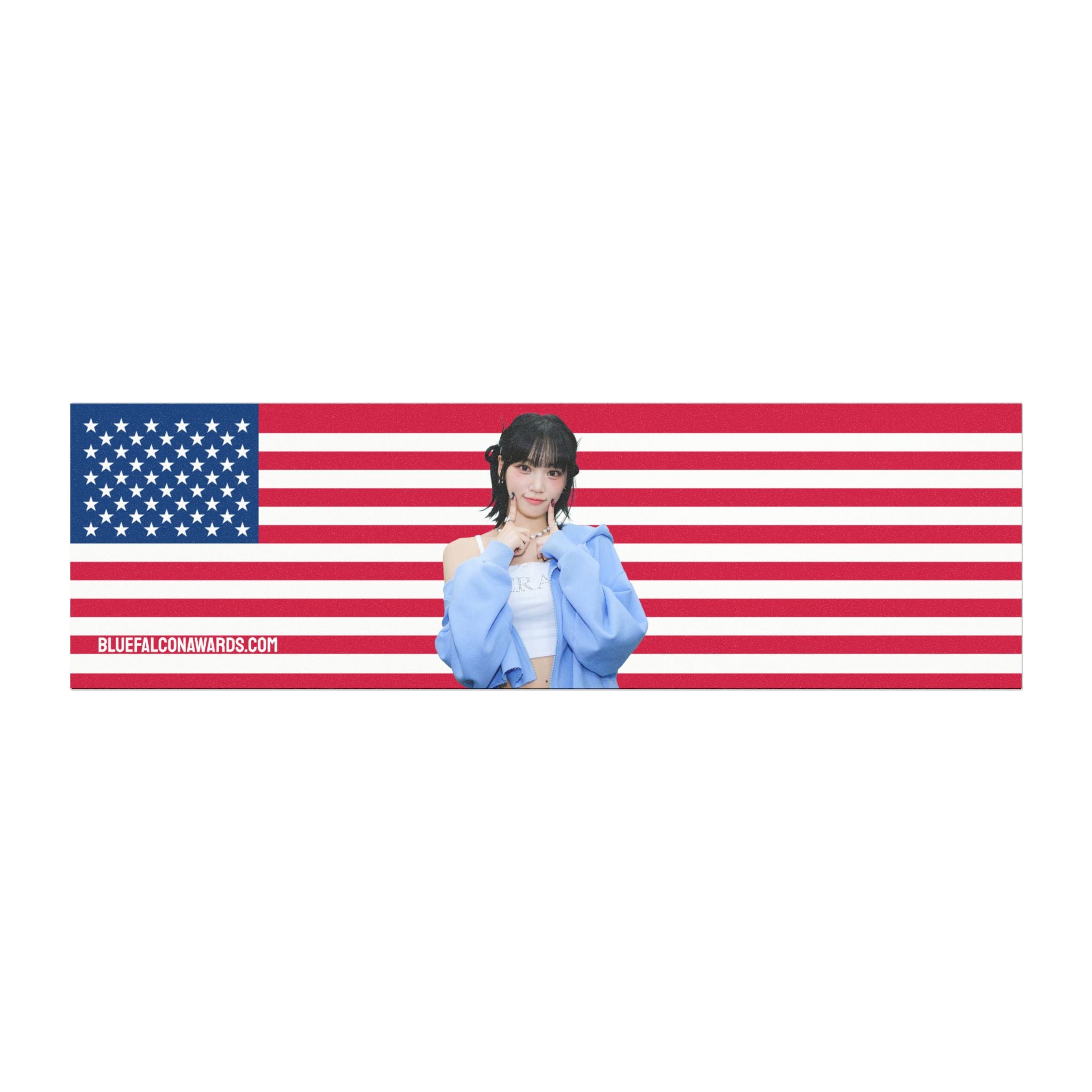 USA X CHAEWON Car Magnet – Blue Falcon Awards