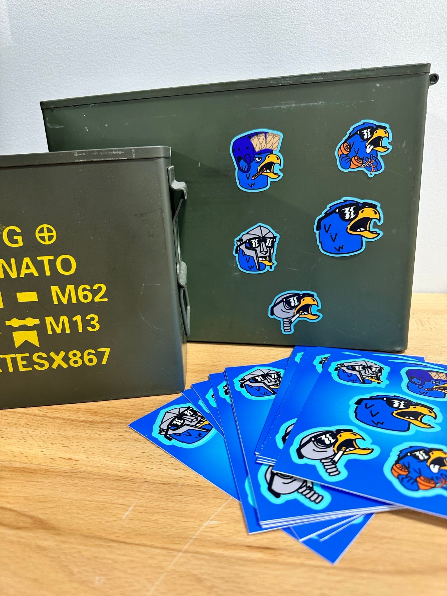 BFA Sticker Sheet Mk1 – Blue Falcon Awards