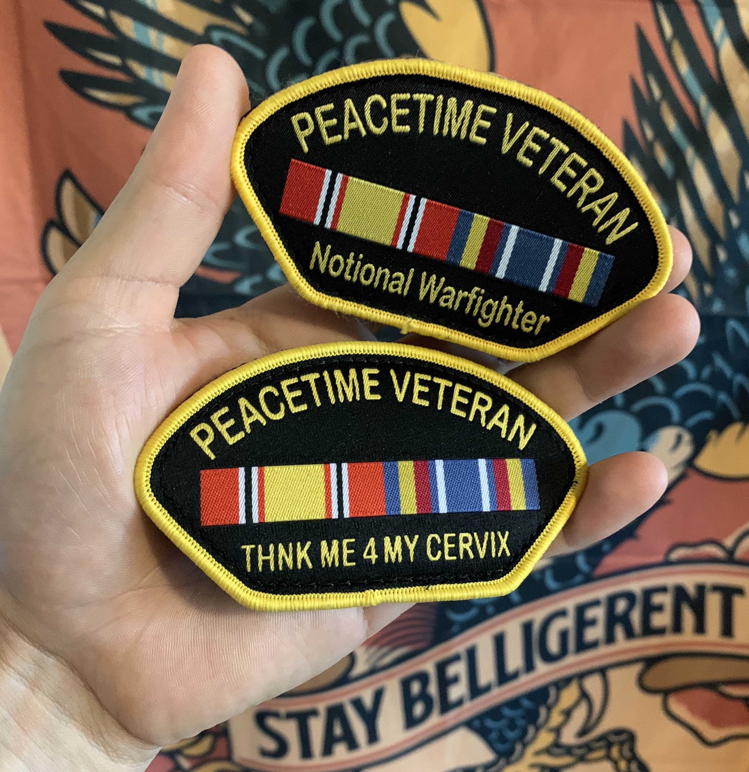 Peacetime Vet VELCRO PATCH – Blue Falcon Awards