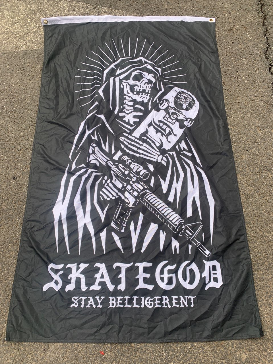 SKATE GOD FLAG – Blue Falcon Awards